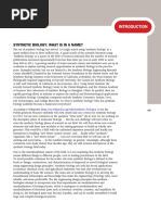 Synthetic Biology A Primer | PDF | Genetic Code | Translation (Biology)