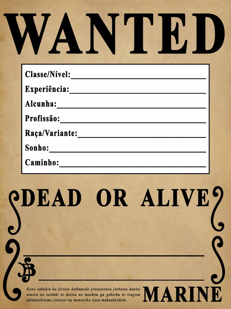 Ficha OP RPG PDF | PDF