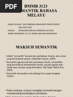 Fitur Makna Dalam Bahasa Melayu | PDF