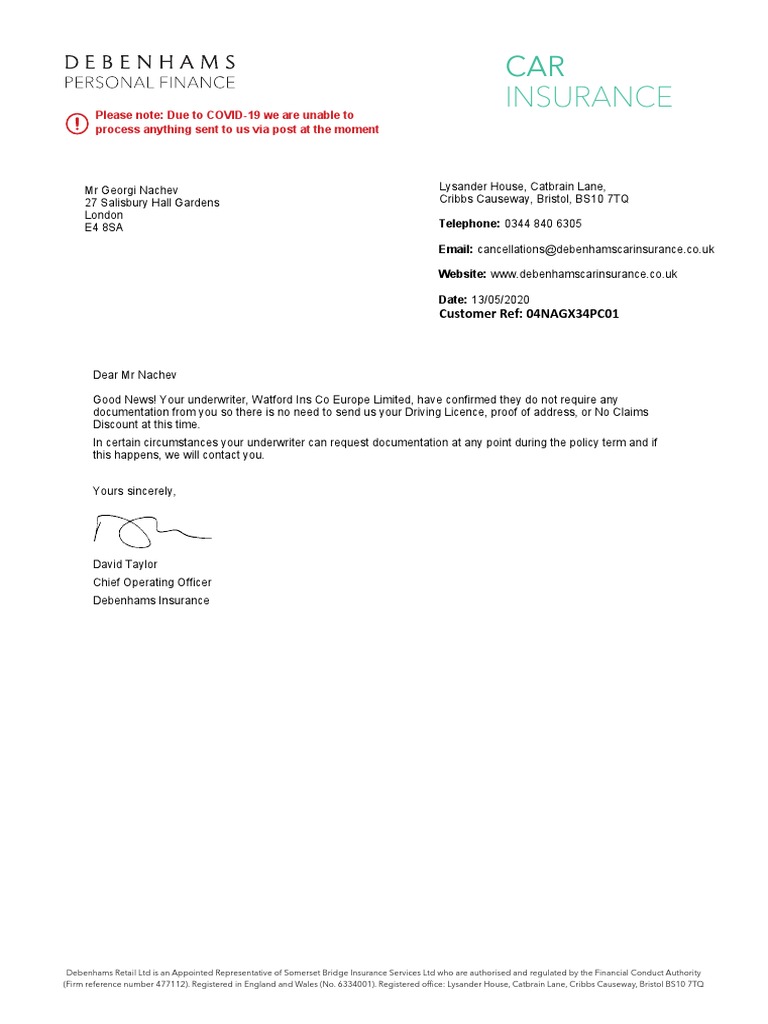 No Documents Required (NAGX34PC01) | PDF