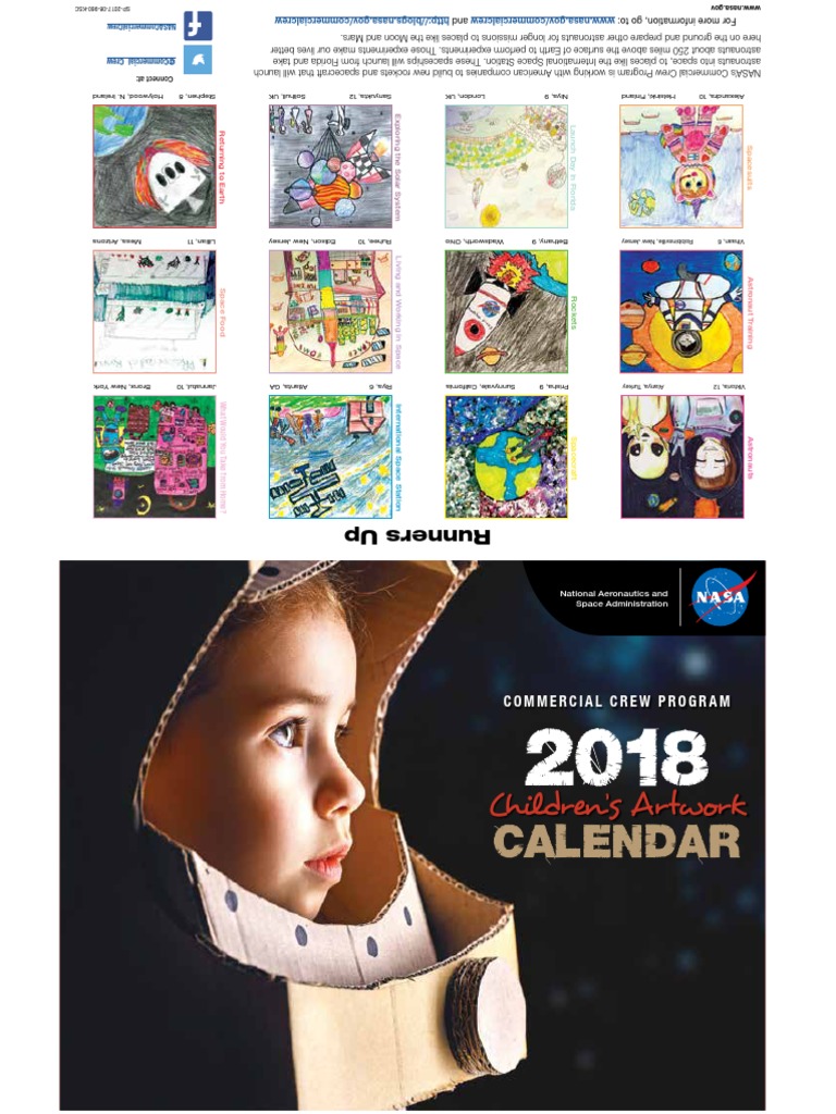 Children's Artwork: Commercial Crew Program | PDF | Nasa | Spacecraft