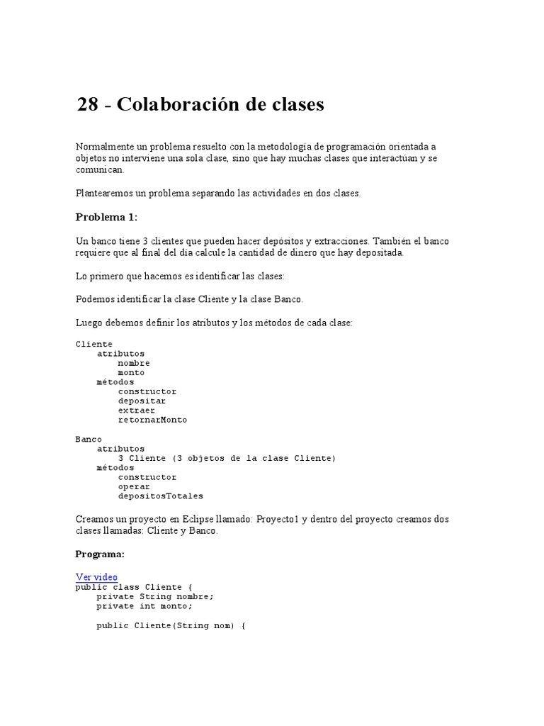 Documento de Apoyo Algoritmos en Java 04 PDF | PDF | Herencia ...
