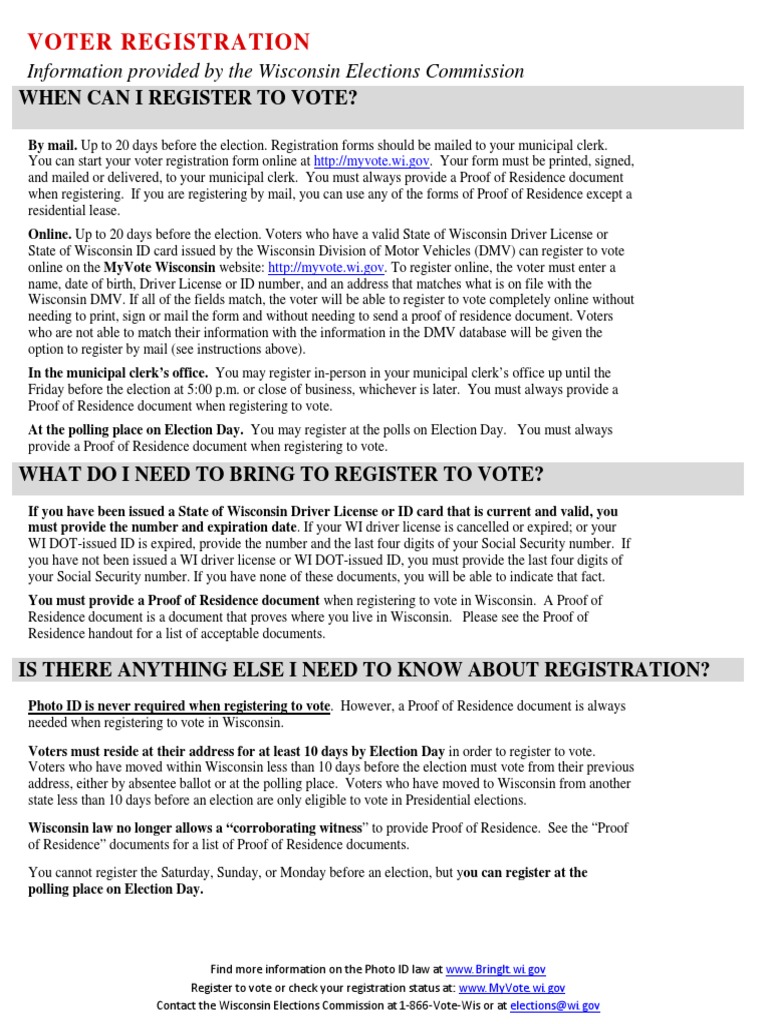 25 Voter Registration - 0 | PDF | Voter Registration | Department Of ...