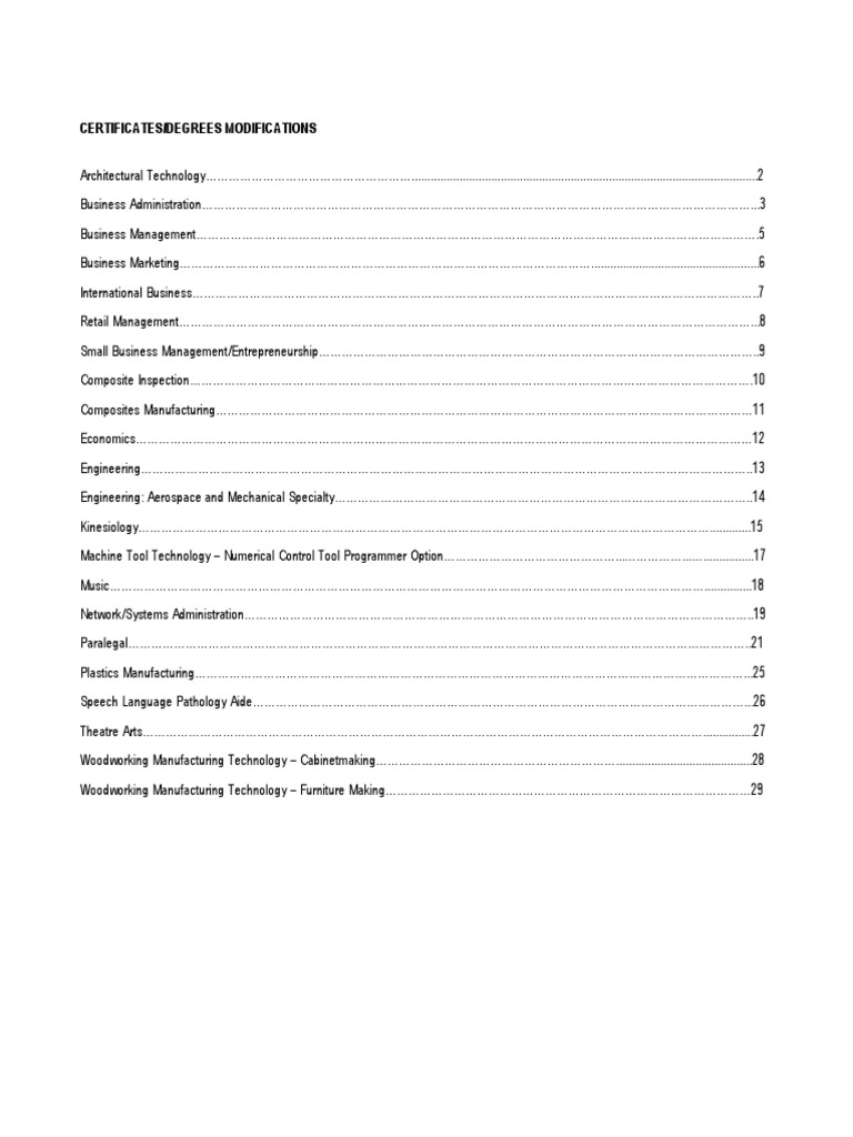 Cerritos College Addendum Programs 17 18 | PDF | Bachelor Of Arts ...