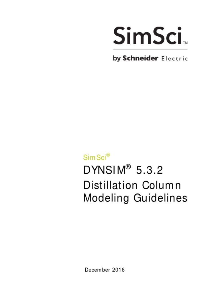 DYNSIM Best Practices 2 - Distillation Column | PDF | Distillation | Unit Operations