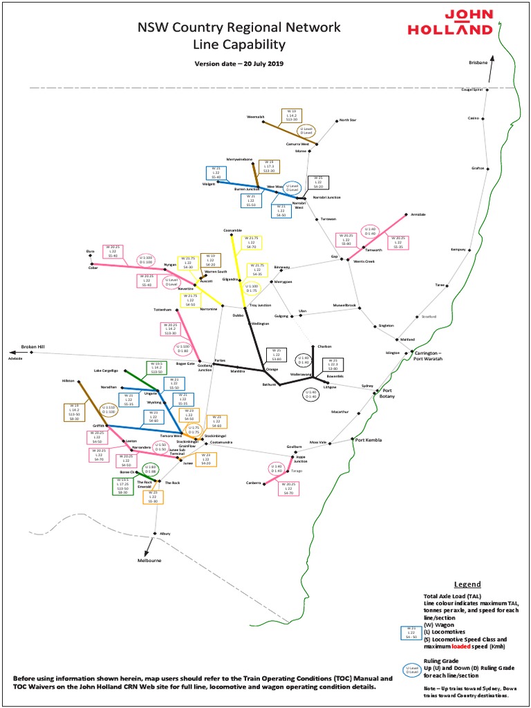 John Holland CRN Capability Map (20-Jul-2019) | PDF | Transportation ...