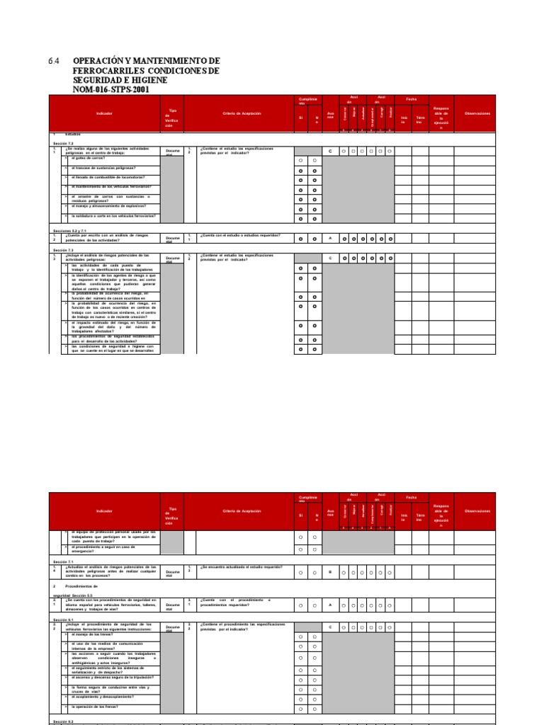 Nom 016 STPS 2001 | PDF | Riesgo | Business
