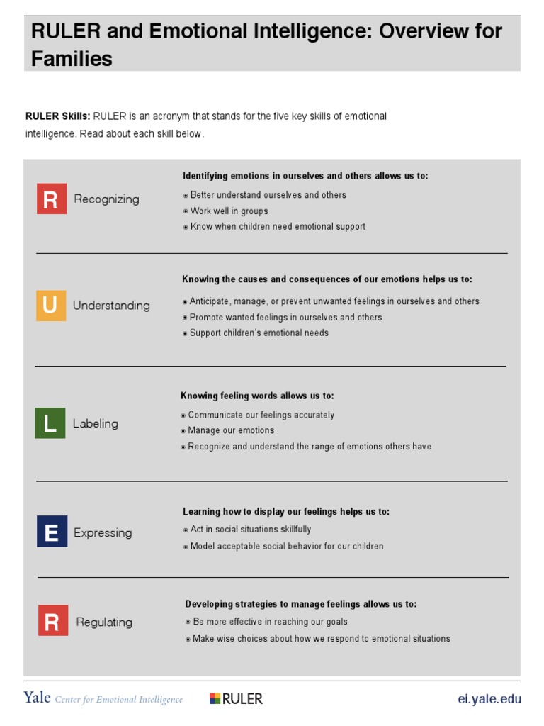 Introduction To Ruler | PDF | Feeling | Emotions
