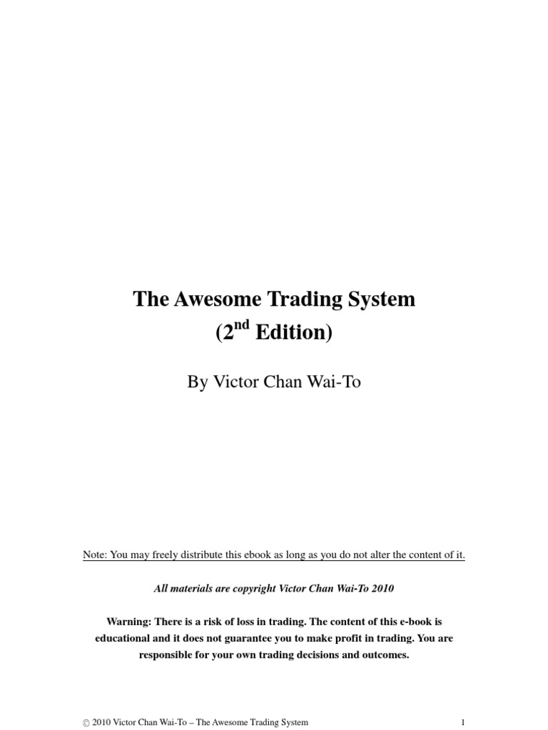 The Awesome Trading System v2 | PDF | Algorithmic Trading | Futures ...