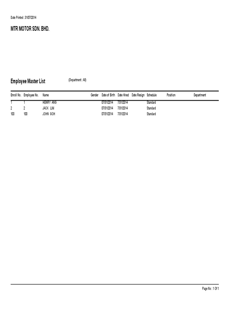 Nigen Sample Report | PDF | Nature