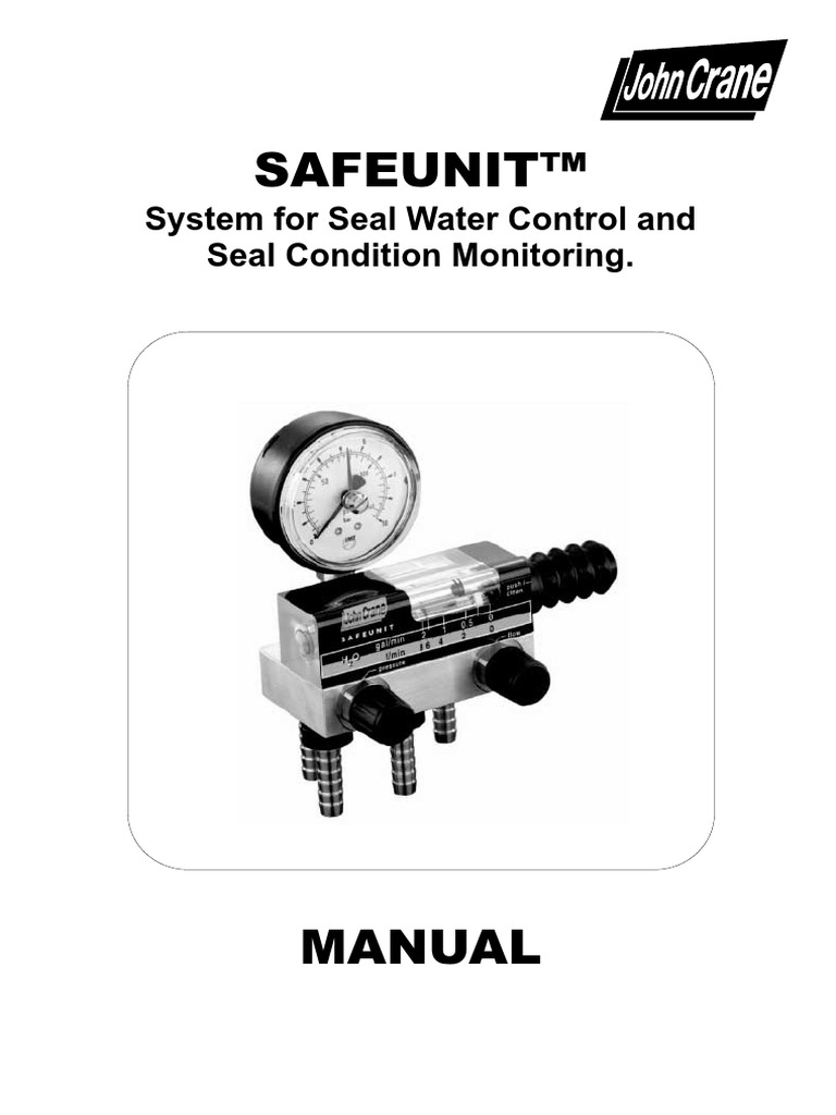 SAFEUNIT Ayetem For Seal Water Control and Seal Condition Monitoring ...