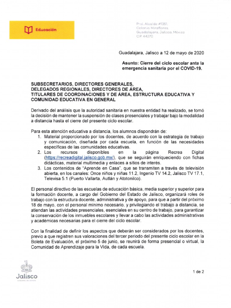 Cierre Ciclo Escolar PDF | PDF | Cognición | Modificación de comportamiento