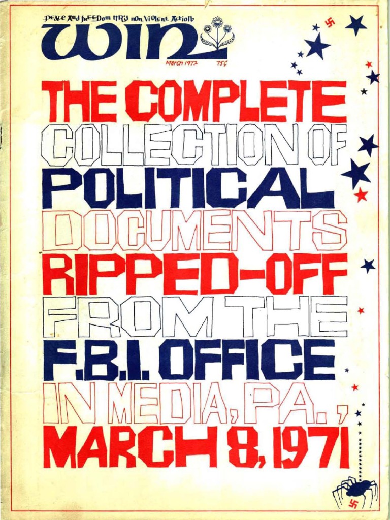 "The Complete Collection of Political Documents Ripped-Off From The FBI ...