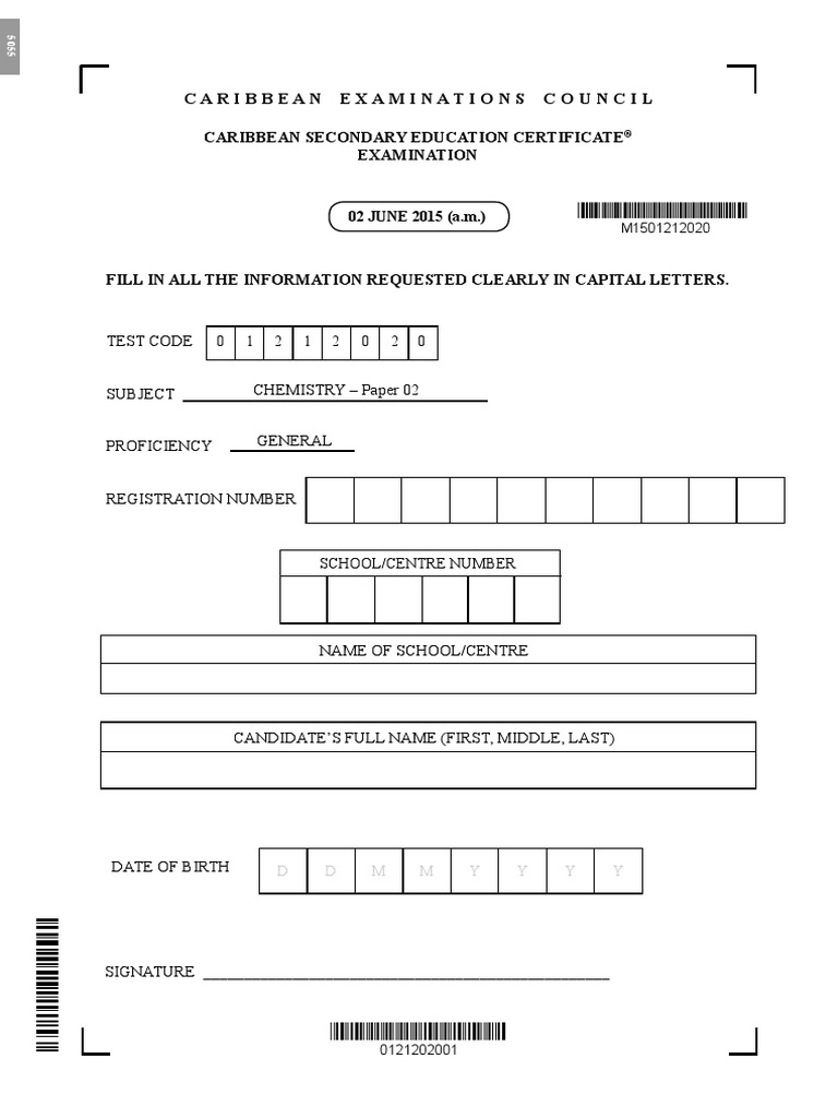 Caribbean Examinations Council: Caribbean Secondary Education ...