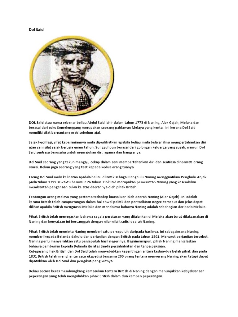 Dol Said | PDF