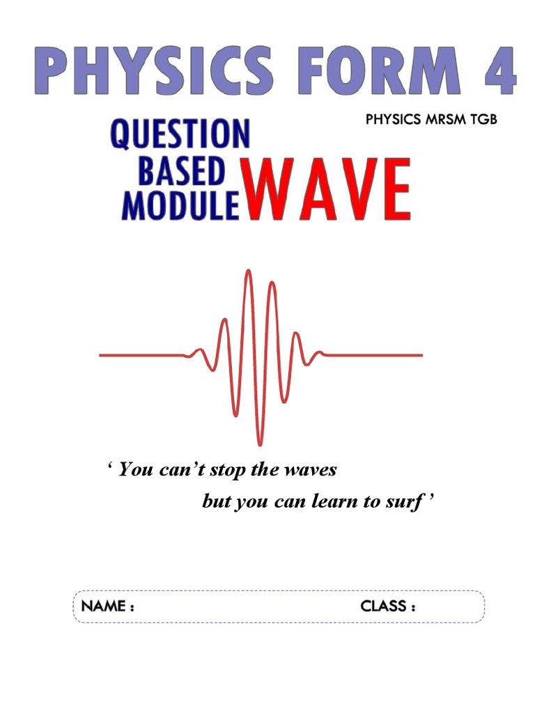 Module Wave 2020 Pdf Wavelength Waves