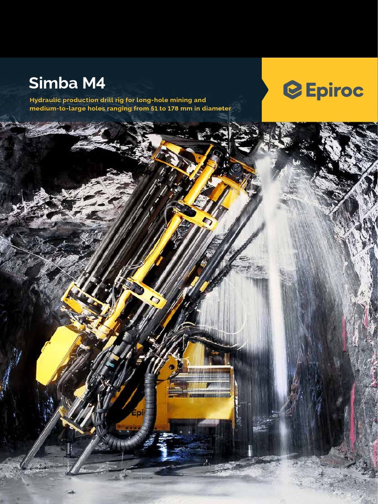 Simba m4 PDF | PDF | Drilling Rig | Drill