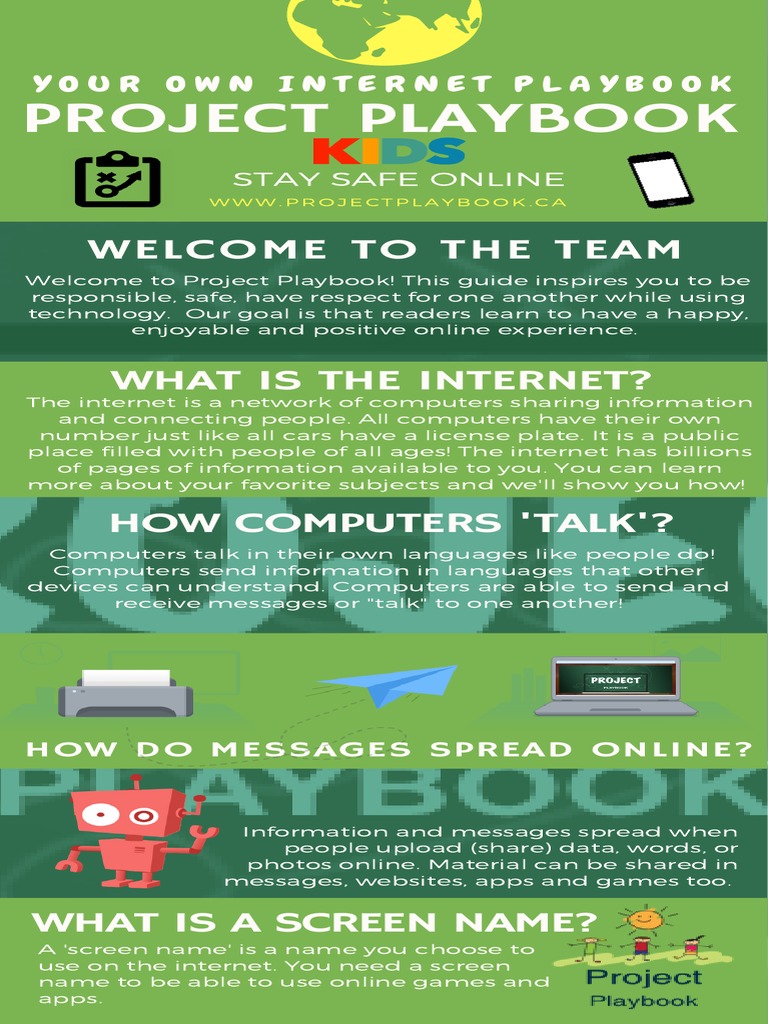 Online Safety Guide for Kids | PDF | Online And Offline | Internet