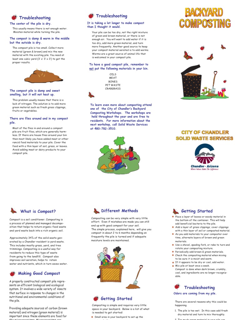 Compost Brochure | PDF | Compost | Agriculture