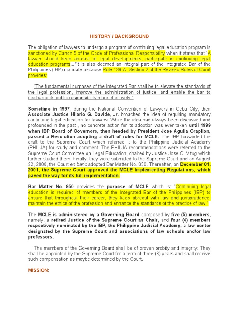 Mcle - Legal Ethics | PDF | Lawyer | Government