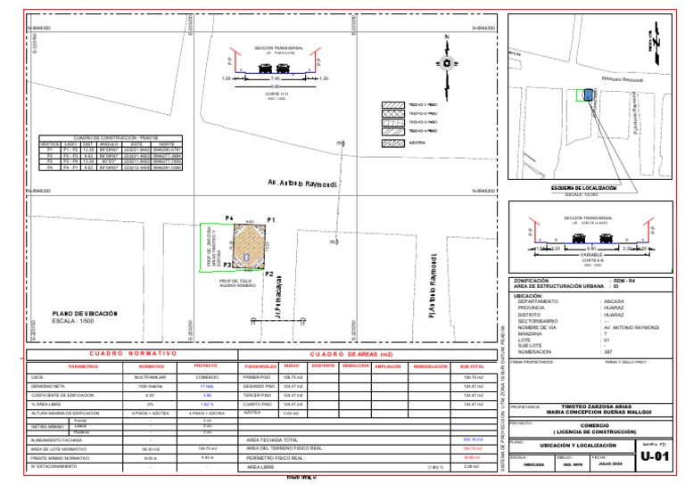 Plano de Ubicacion - A3-A3 | PDF