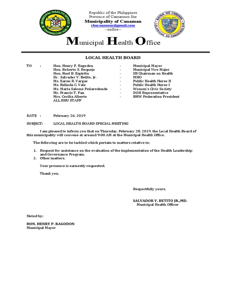 Local Health Board | PDF | Health Care | Medicine