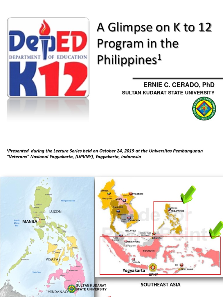 A Glimpse On K To 12 Program in The Philippines | PDF | Teachers ...