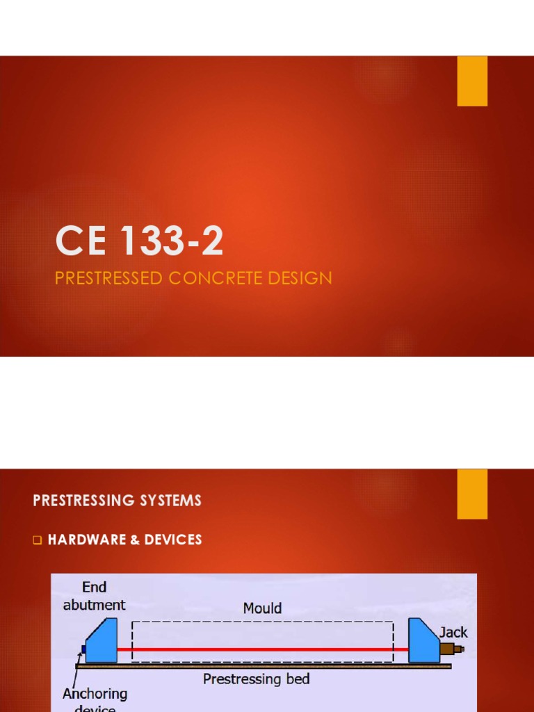 4.3 Prestressing Systems | PDF | Prestressed Concrete | Wire