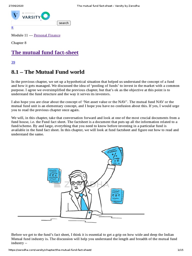 Understanding Mutual Fund Fact-Sheets | PDF | Mutual Funds | Dividend
