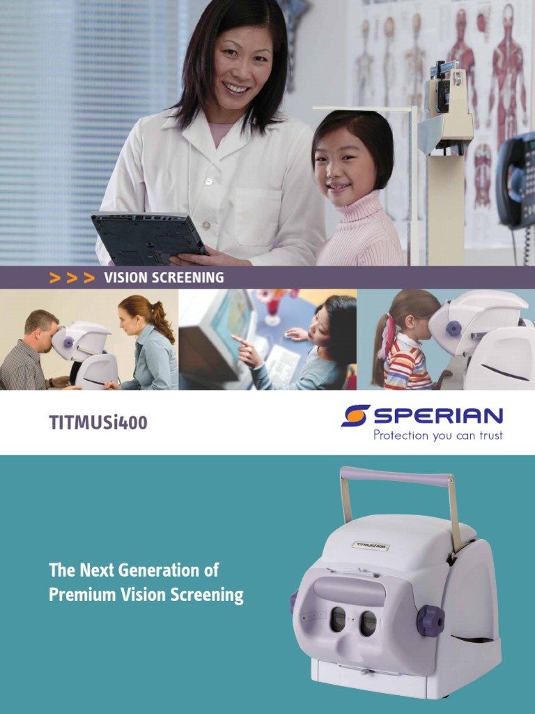 Sperian - Vision Screener - I400 - Brochure PDF | PDF | Visual Acuity ...