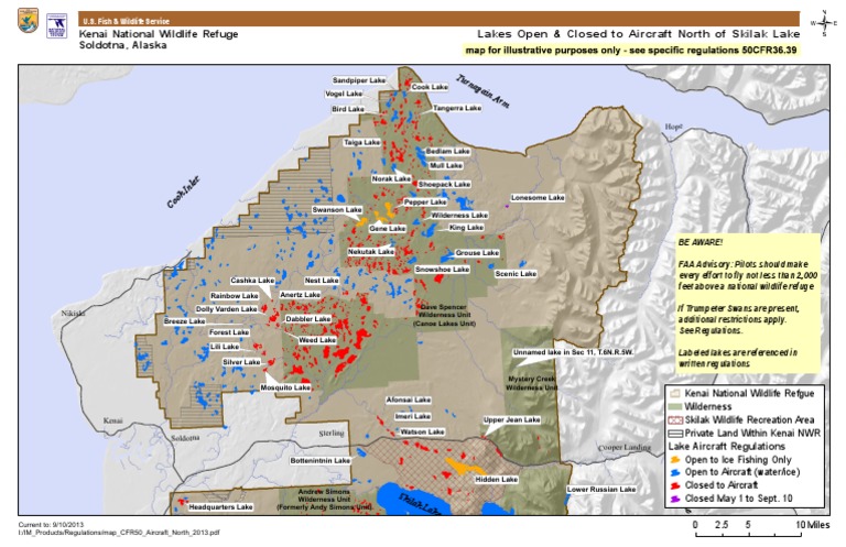 Kenai National Wildlife Refuge Lakes Guide | PDF | Environmental ...