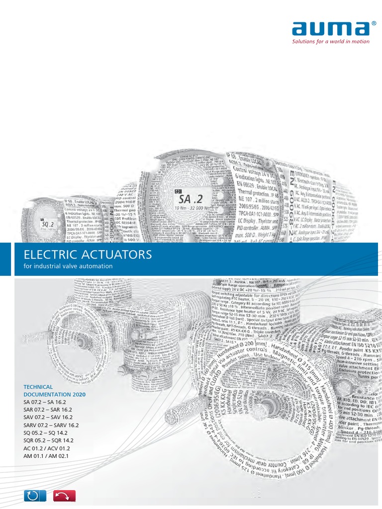 Multiturn AUMA Actuator PDF | PDF | Switch | Mains Electricity