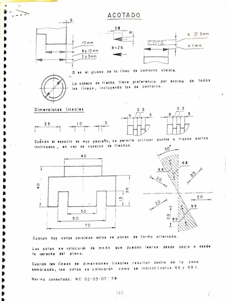 Acotado y Dimensionado | PDF