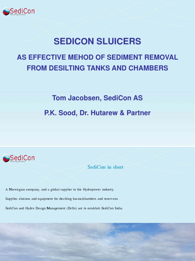 Tom Jacobsen and PK Sood | PDF | Hydroelectricity | Sand