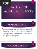 Academic vs Non-Academic Texts Explained | PDF