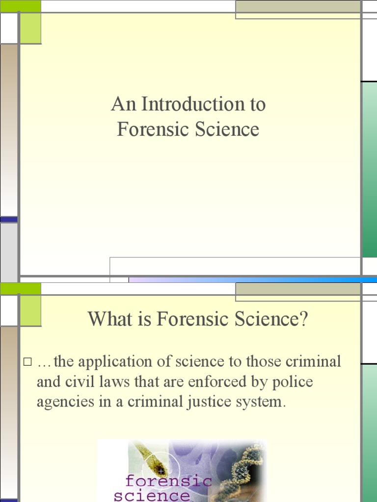 Overview of Forensic Science Basics | PDF | Forensic Science | Science