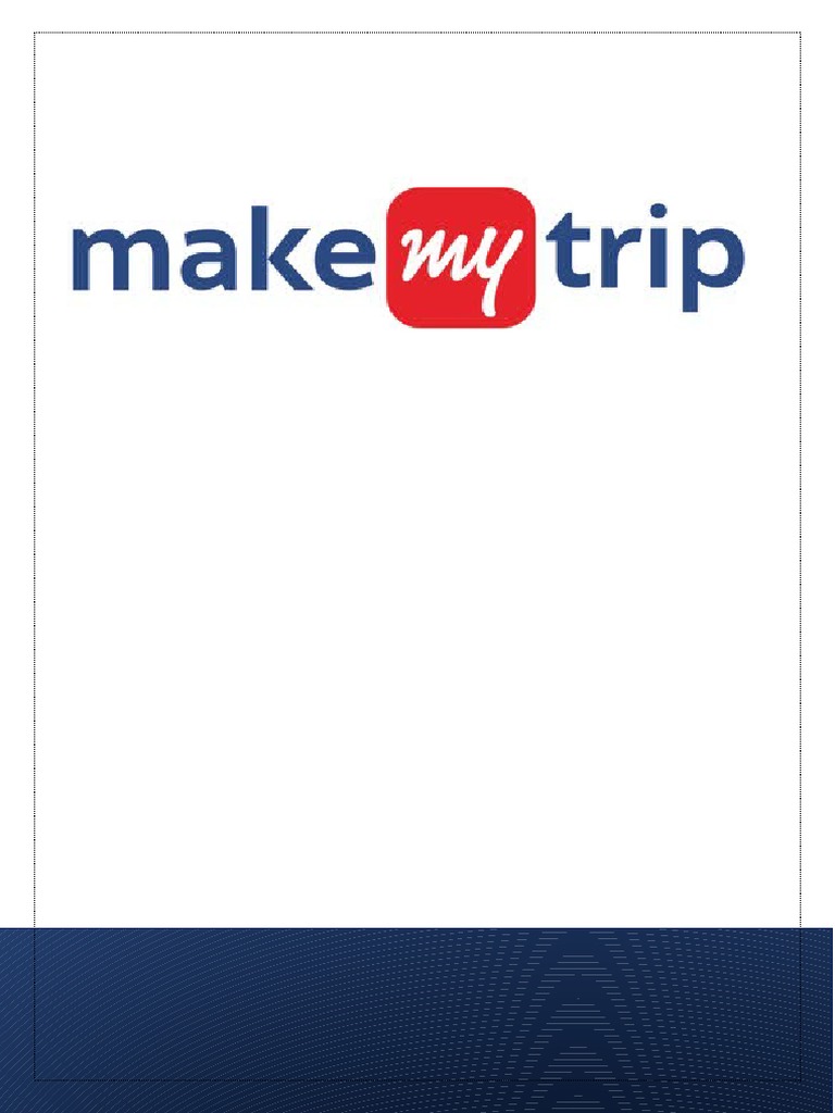Make My Trip Final | PDF | Book Value | Tourism
