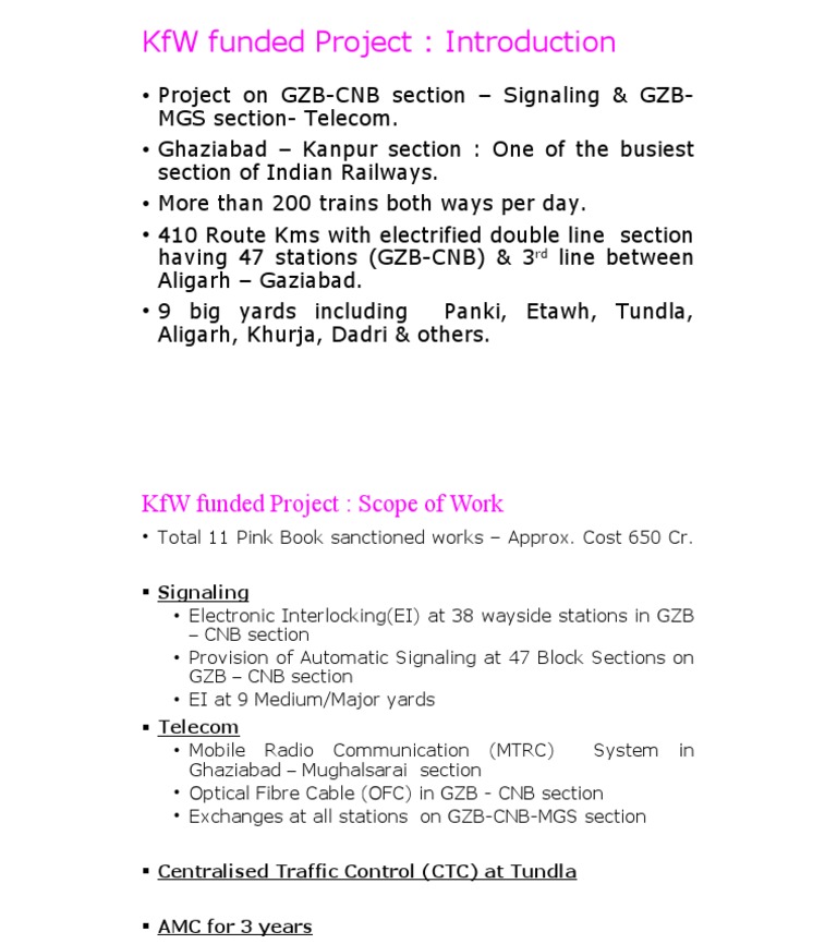 KFW Funded Project | PDF