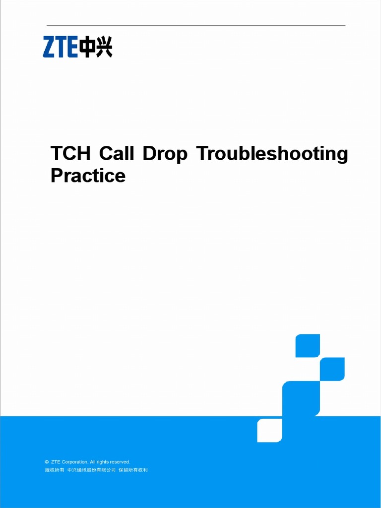 GSM RNO Subject-TCH Call Drop Troubleshooting Practice | PDF | Radio ...
