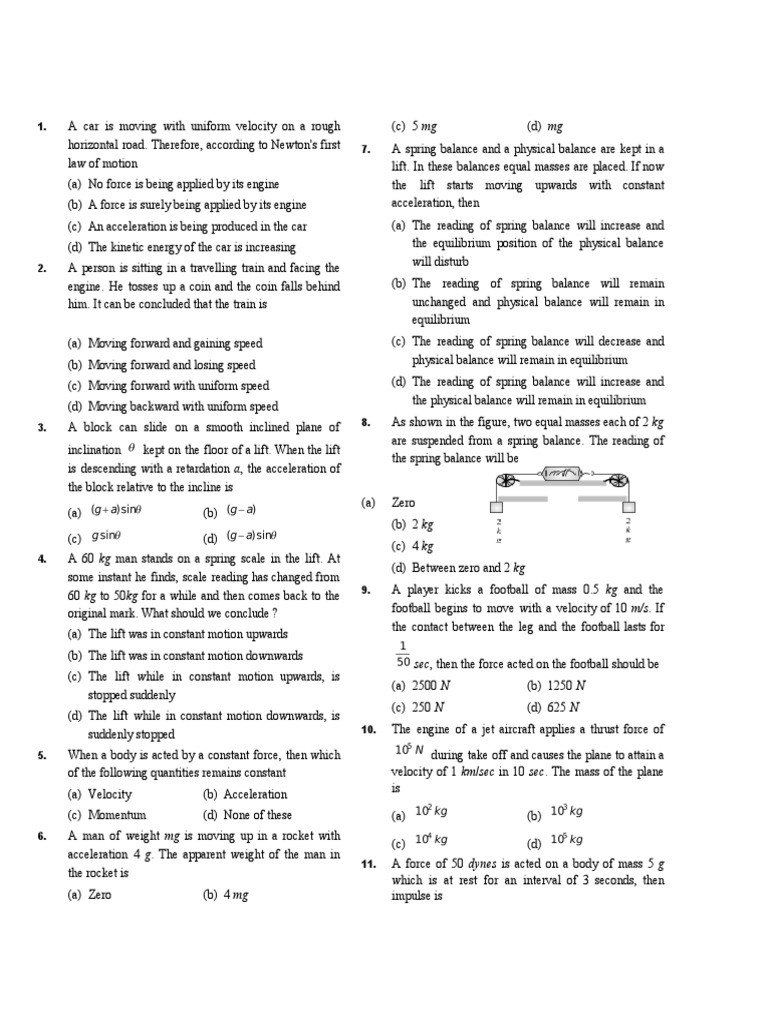 Forces and Motion: Analyzing Concepts and Solving Problems Involving ...