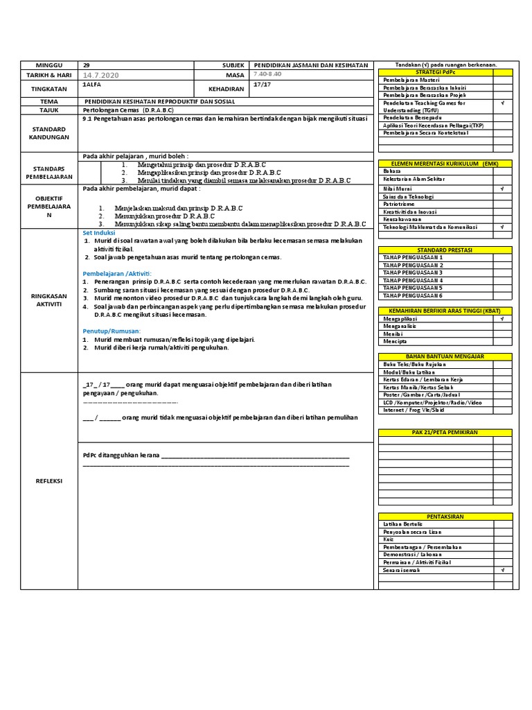 Mggu 29 Pertolongan Cemas | PDF