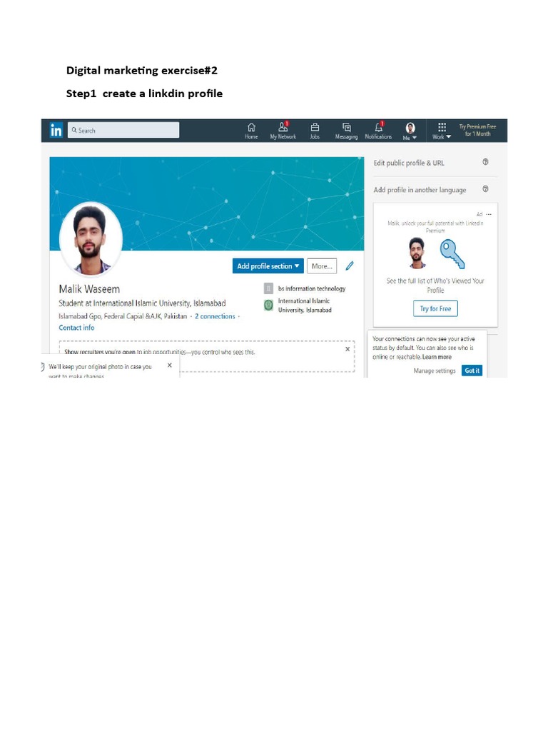 Digital Marketing Exercise | PDF