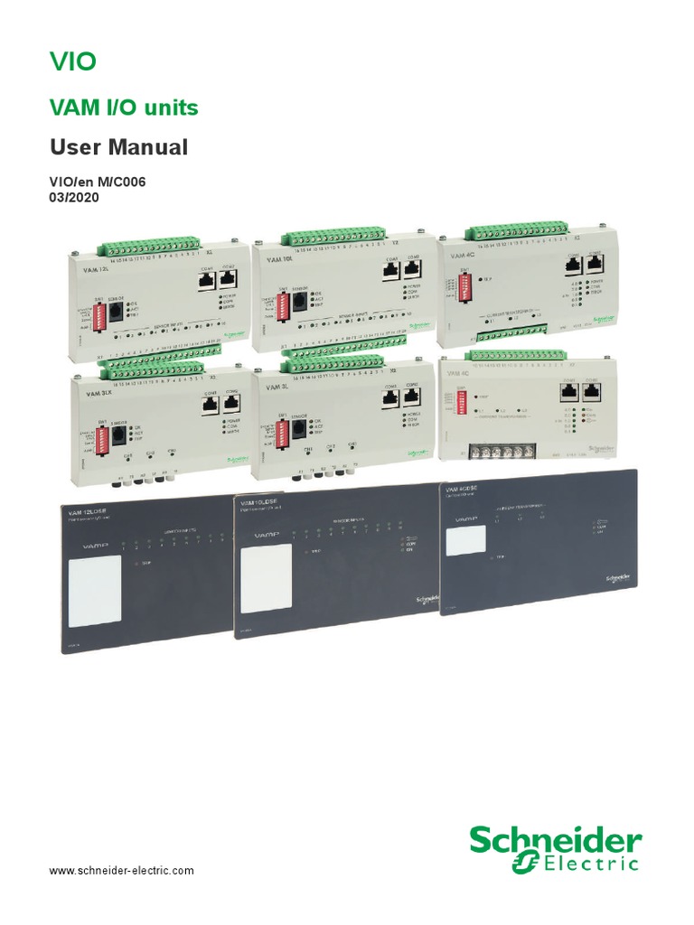 User Manual: VAM I/O Units | PDF | Input/Output | Safety