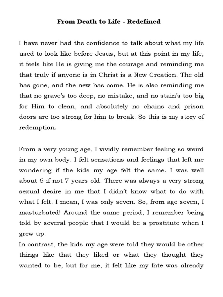 From Death To Life | PDF | Grace In Christianity | Jesus