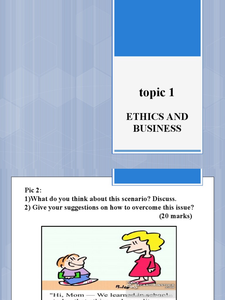 Chapter 1 | PDF | Business Ethics | Morality