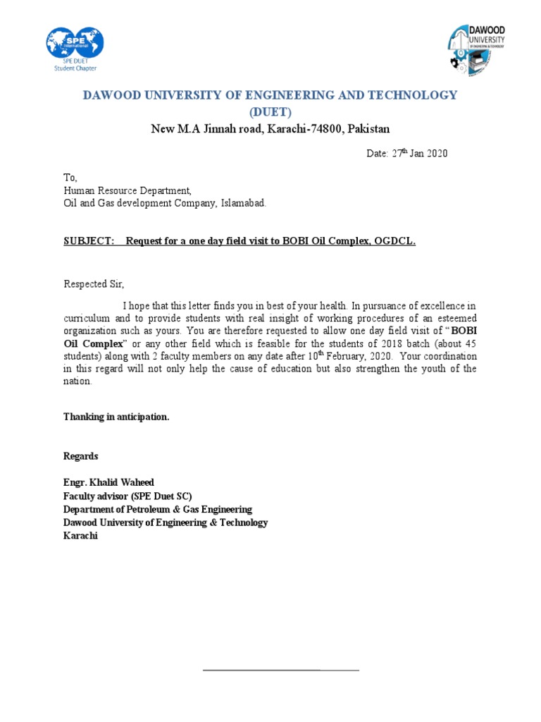 BOBI OIL COMPLEX Letter | PDF