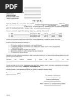 Potvrda o Zaposlenju I Visini Primanja Prilog 2 | PDF