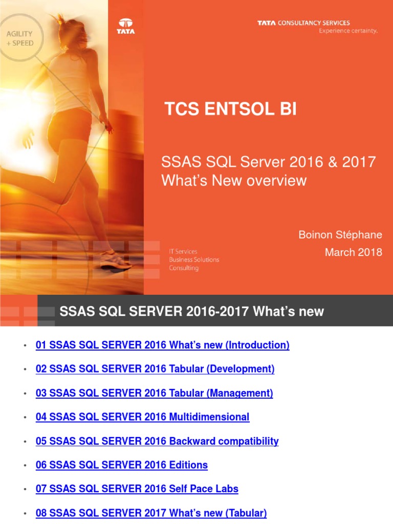 SSAS 2016-2017 Features Overview | PDF | Microsoft Sql Server | Cloud ...