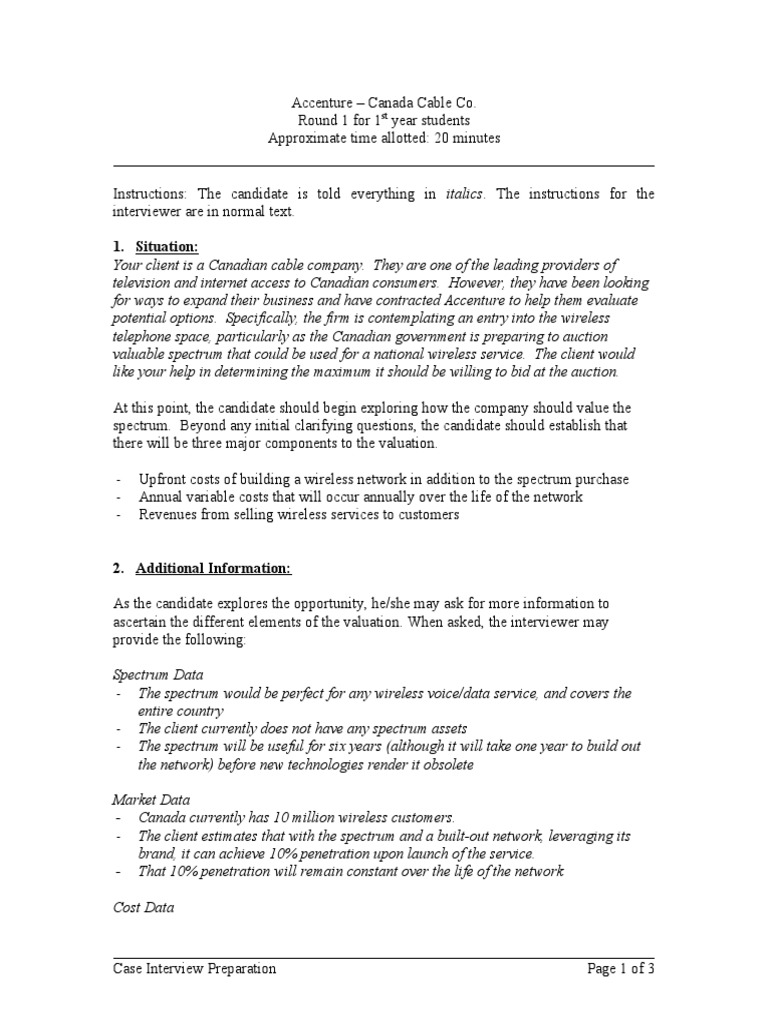 Accenture - Case Study | Download Free PDF | Wireless | Auction