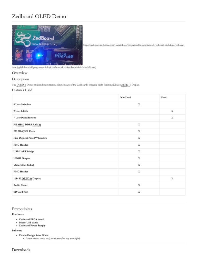 Zedboard OLED | PDF | Booting | Media Technology